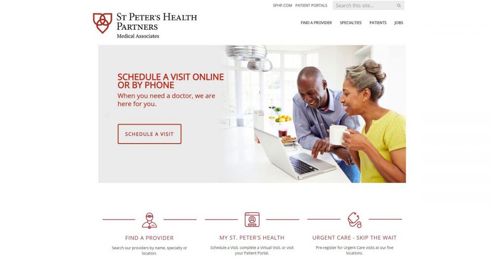 New SPHPMA Website Goes Live - St. Peter's Health Partners News