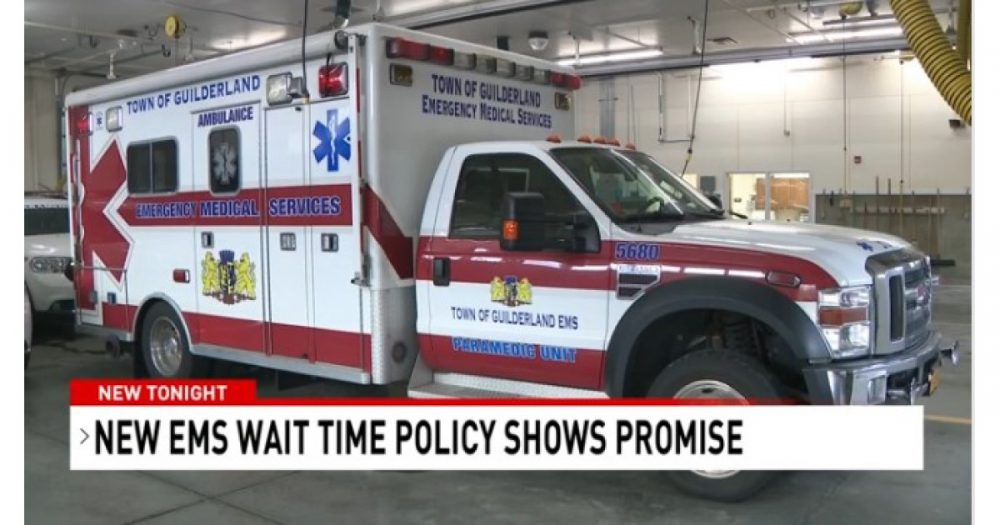 WRGB: Guilderland EMS Seeing Relief from Long EMS Wait Times After Town Implements New Policy ...